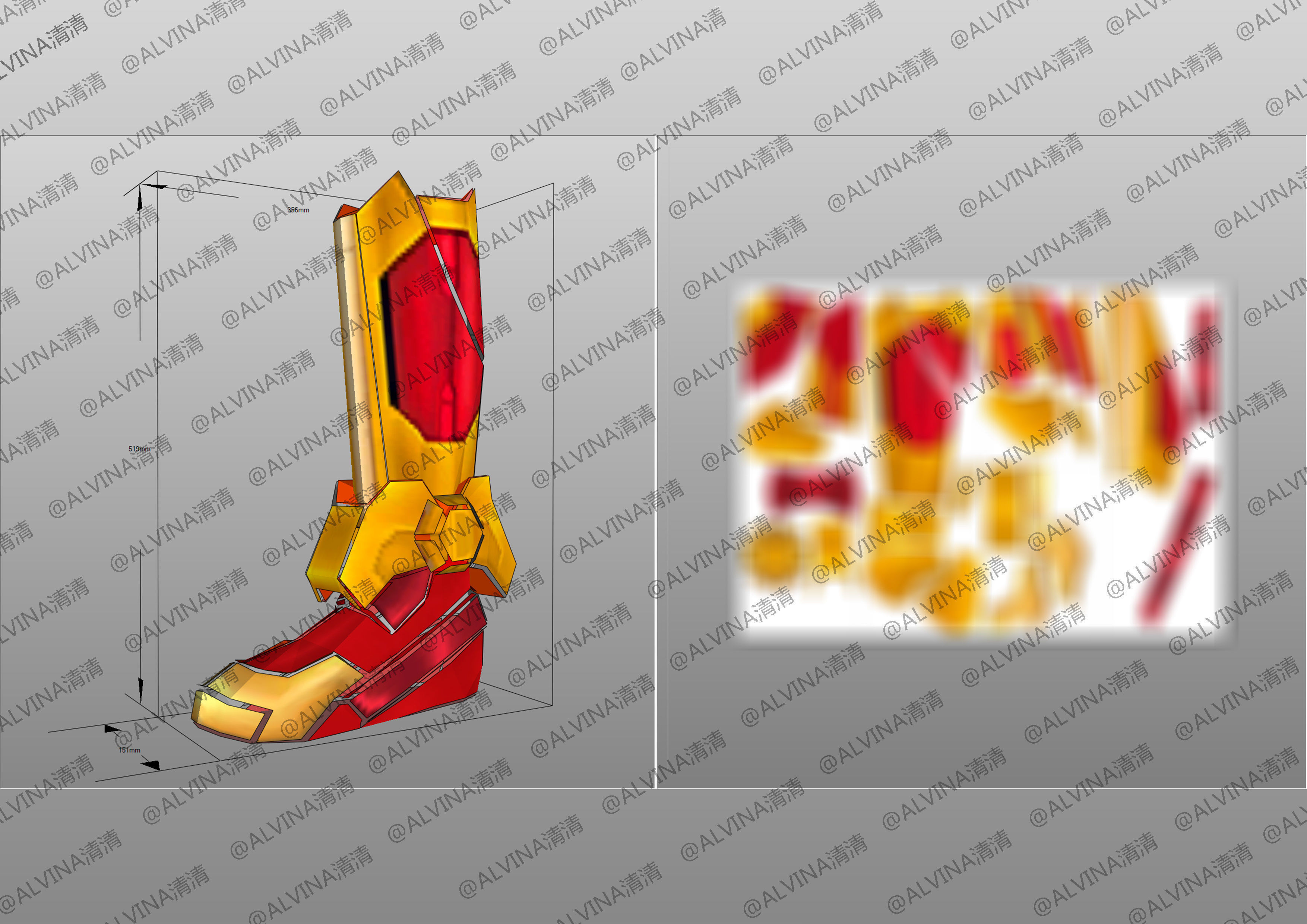 3D model Kamen Rider Geiz Majesty Armor - DIY Cosplay Pepakura Foam VR ...