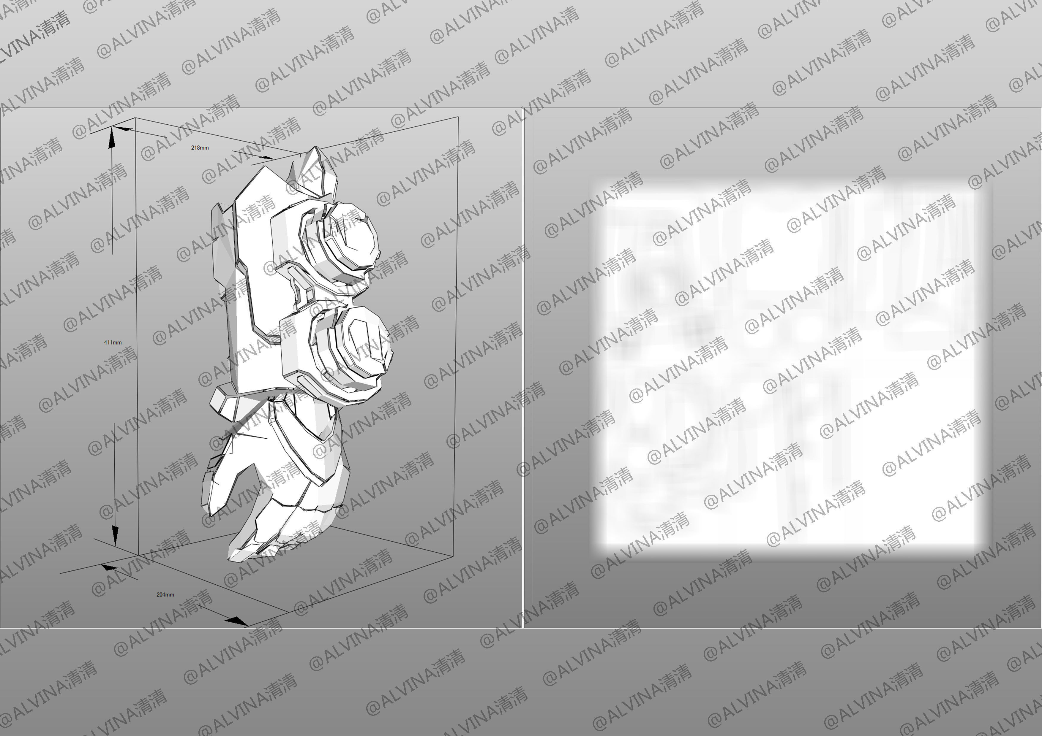 3D model Kamen Rider Geiz Majesty Armor - DIY Cosplay Pepakura Foam VR ...