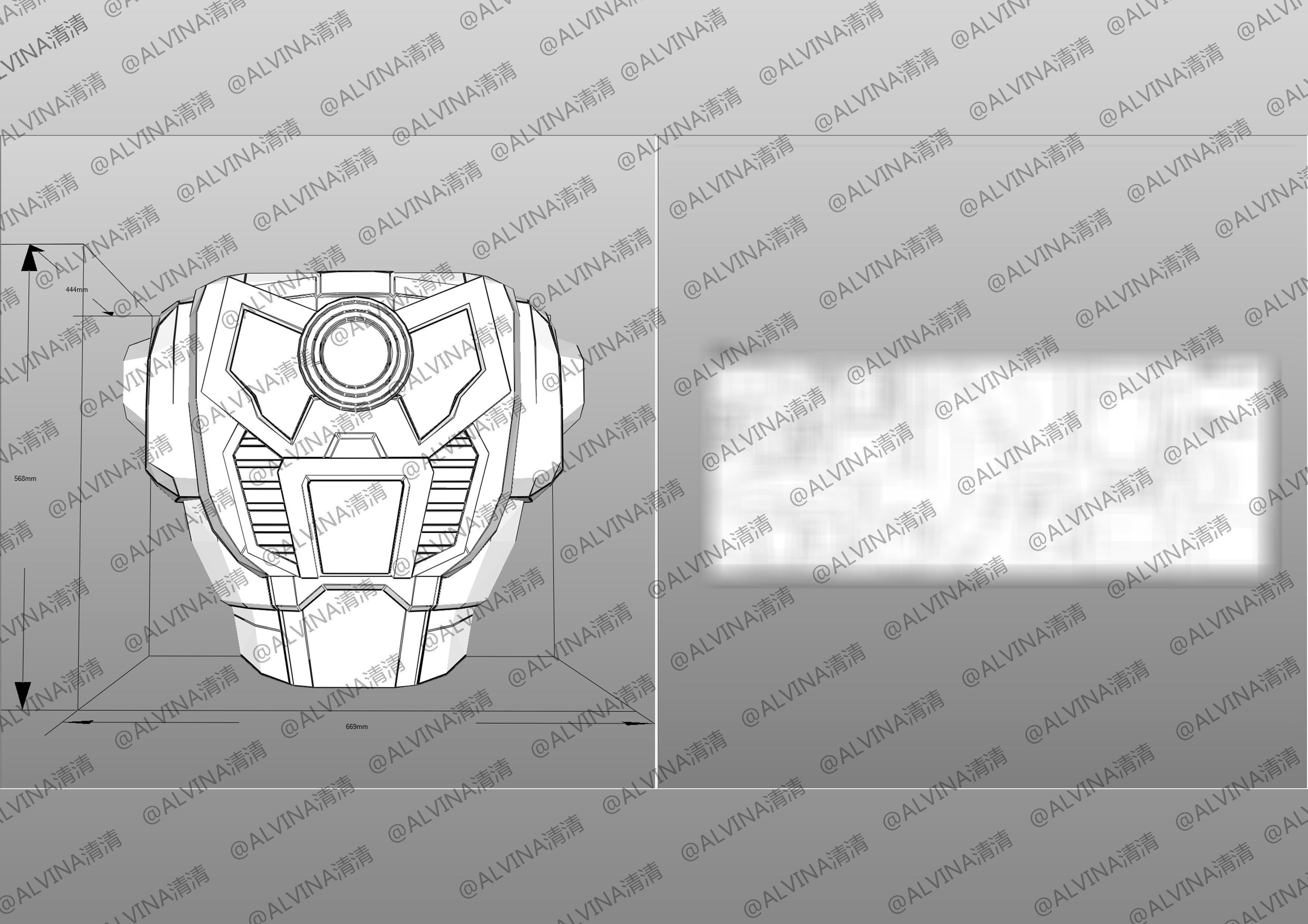 3D model Transformers FTF Optimus Primal Armor - DIY Cosplay Pepakura ...