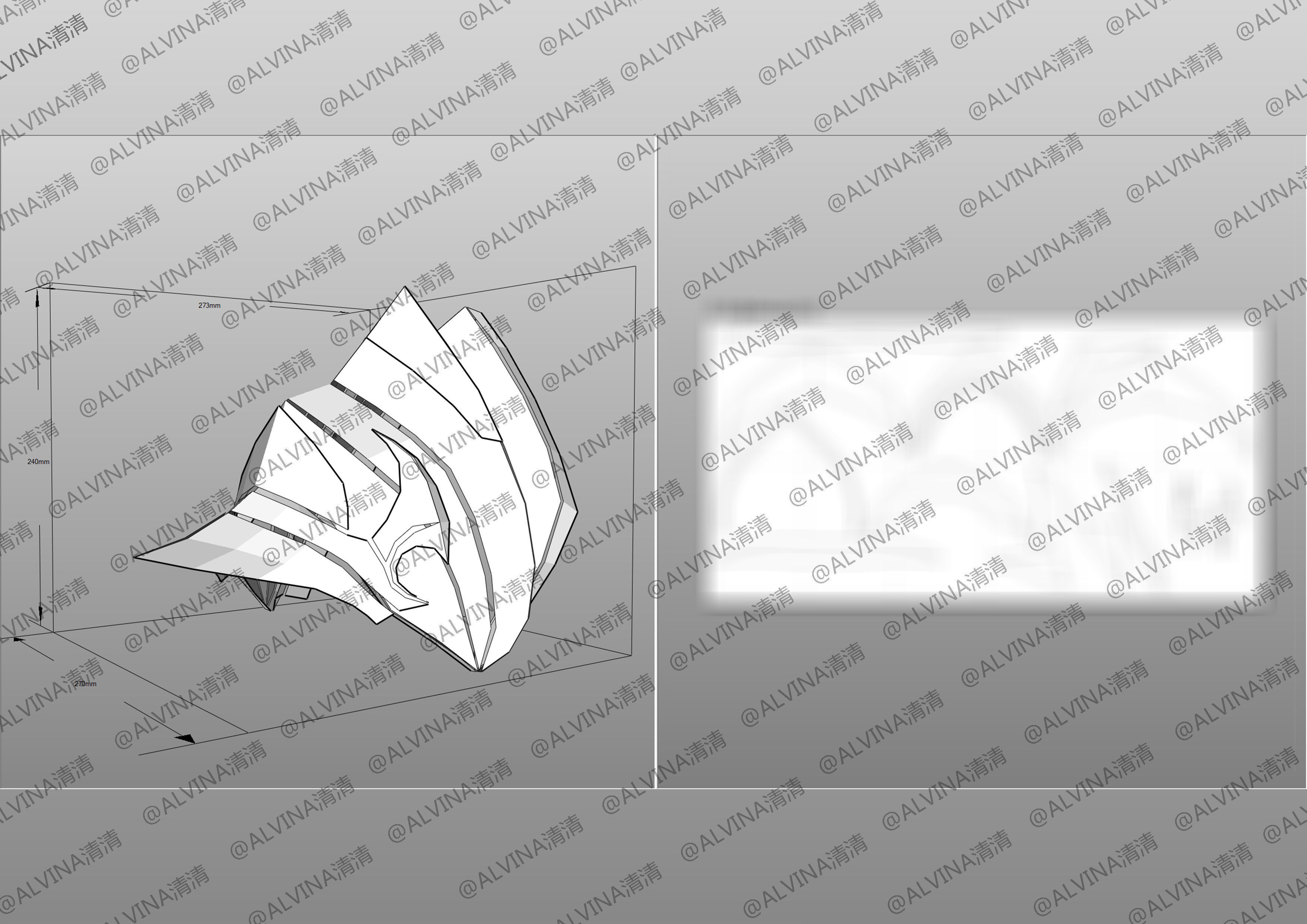 3D model Tales of Arise Alphen Armor - DIY Cosplay Pepakura Foam ...