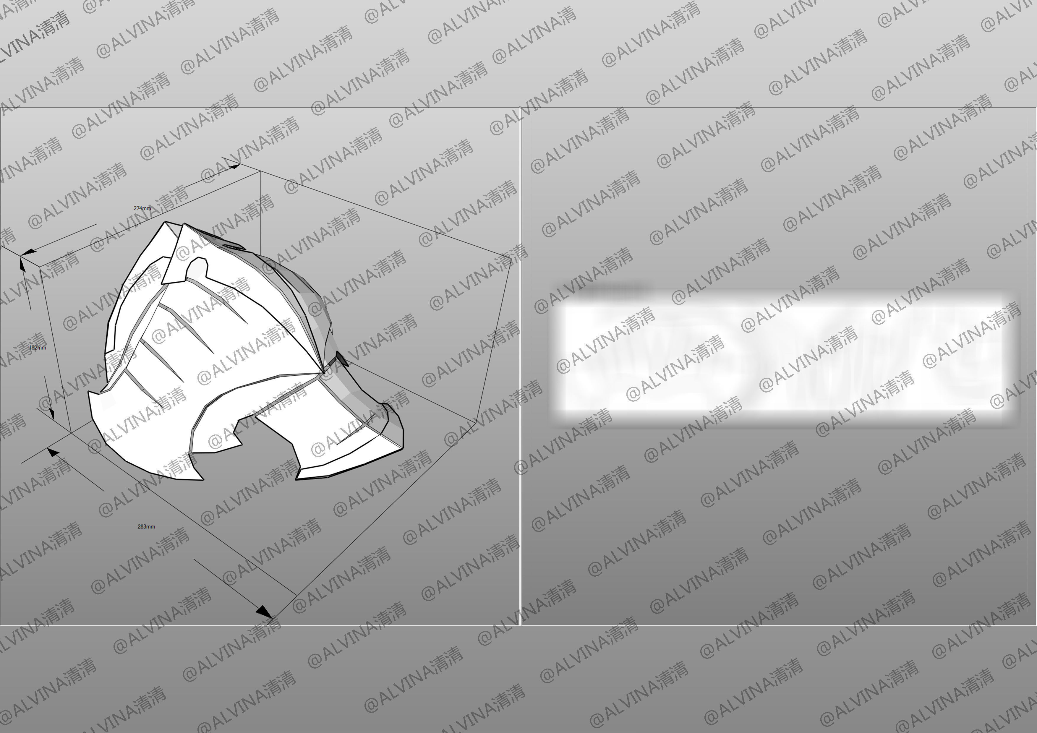 3D model Tales of Arise Alphen Armor - DIY Cosplay Pepakura Foam ...