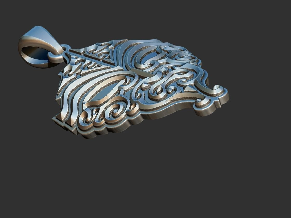 Frown Carranca Maori 3D model 3D printable | CGTrader