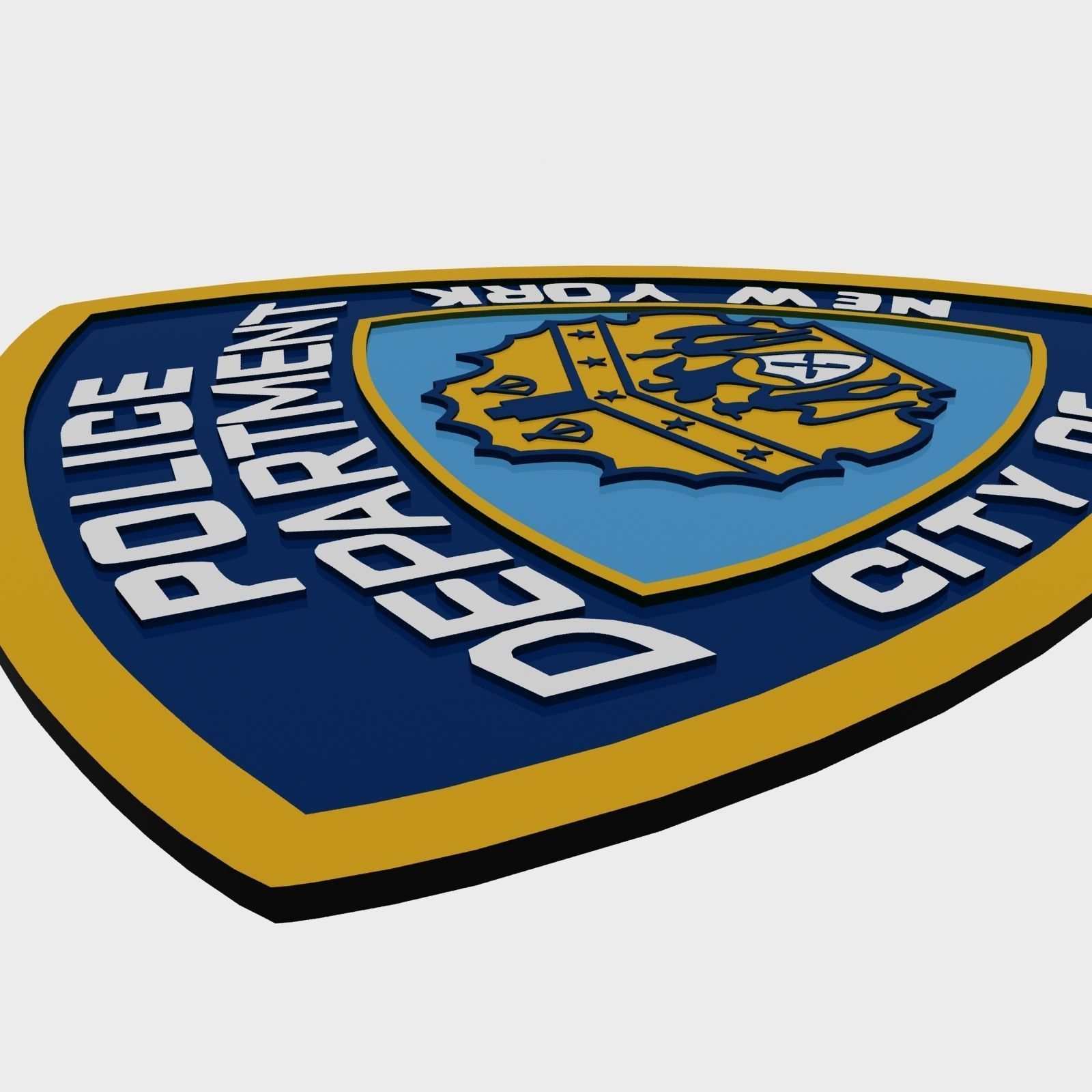 NYPD Police Department Logo 3D Model 3D model | CGTrader
