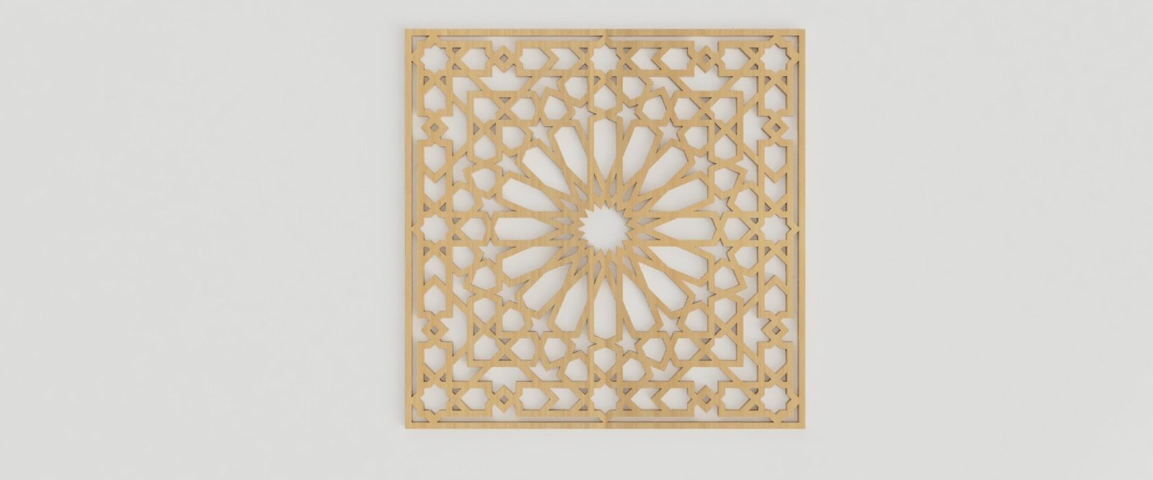 ISLAMIC ARABESQUE GEOMETRIC ART PATTERN 3D model | CGTrader