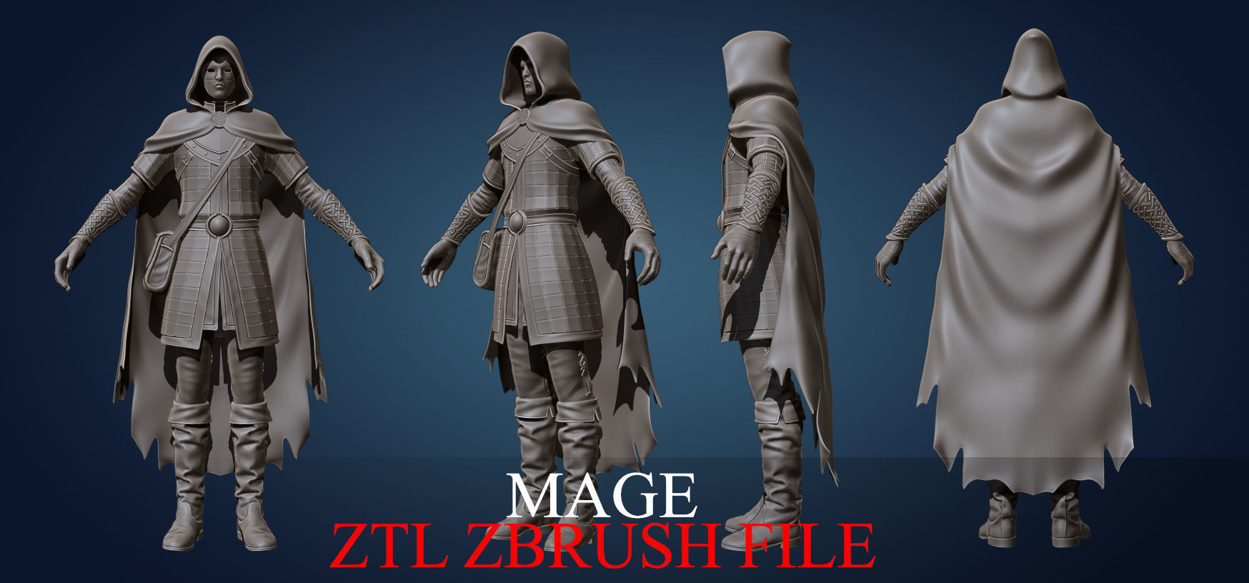 Mage Zbrush File 3D model | CGTrader