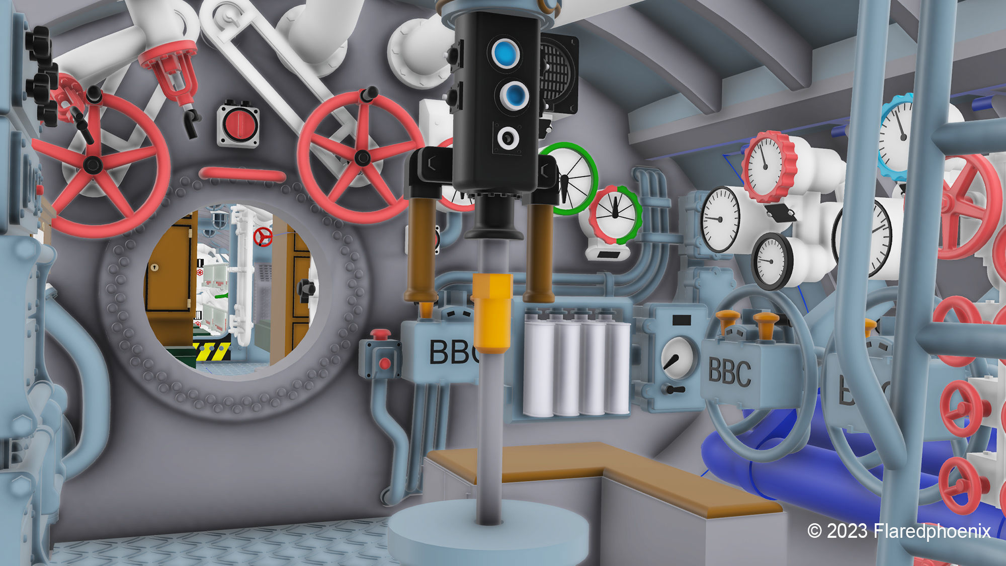 U-Boot Typ VII-C Interior 3D model 3D printable | CGTrader