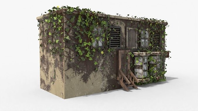 Abandoned House 4k texture 3D model | CGTrader