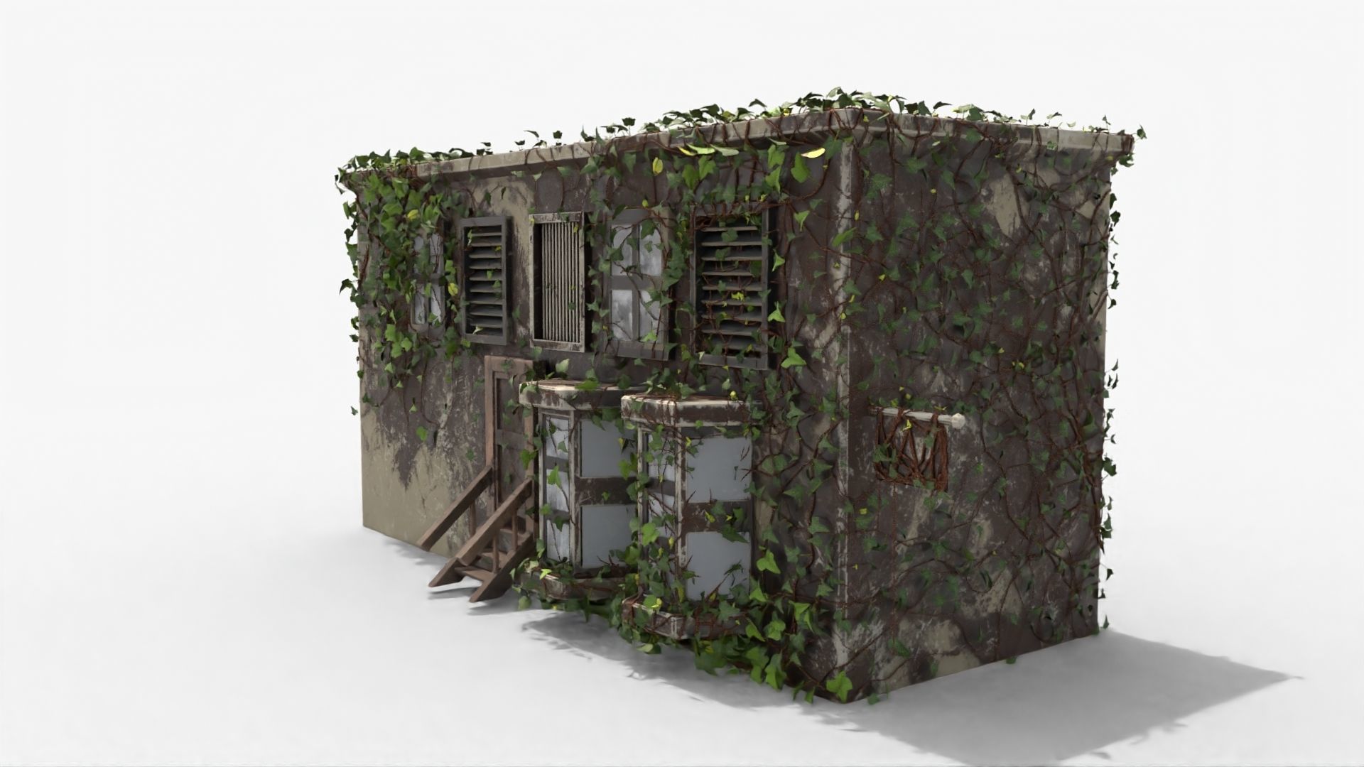 Abandoned House 4k texture 3D model | CGTrader