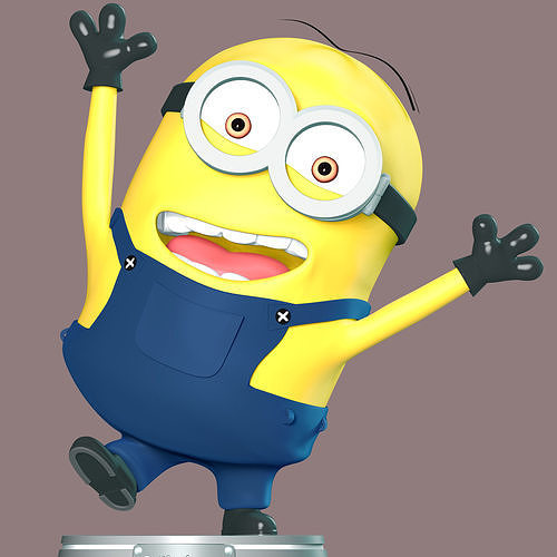 The Minions Happy 3D model 3D printable | CGTrader