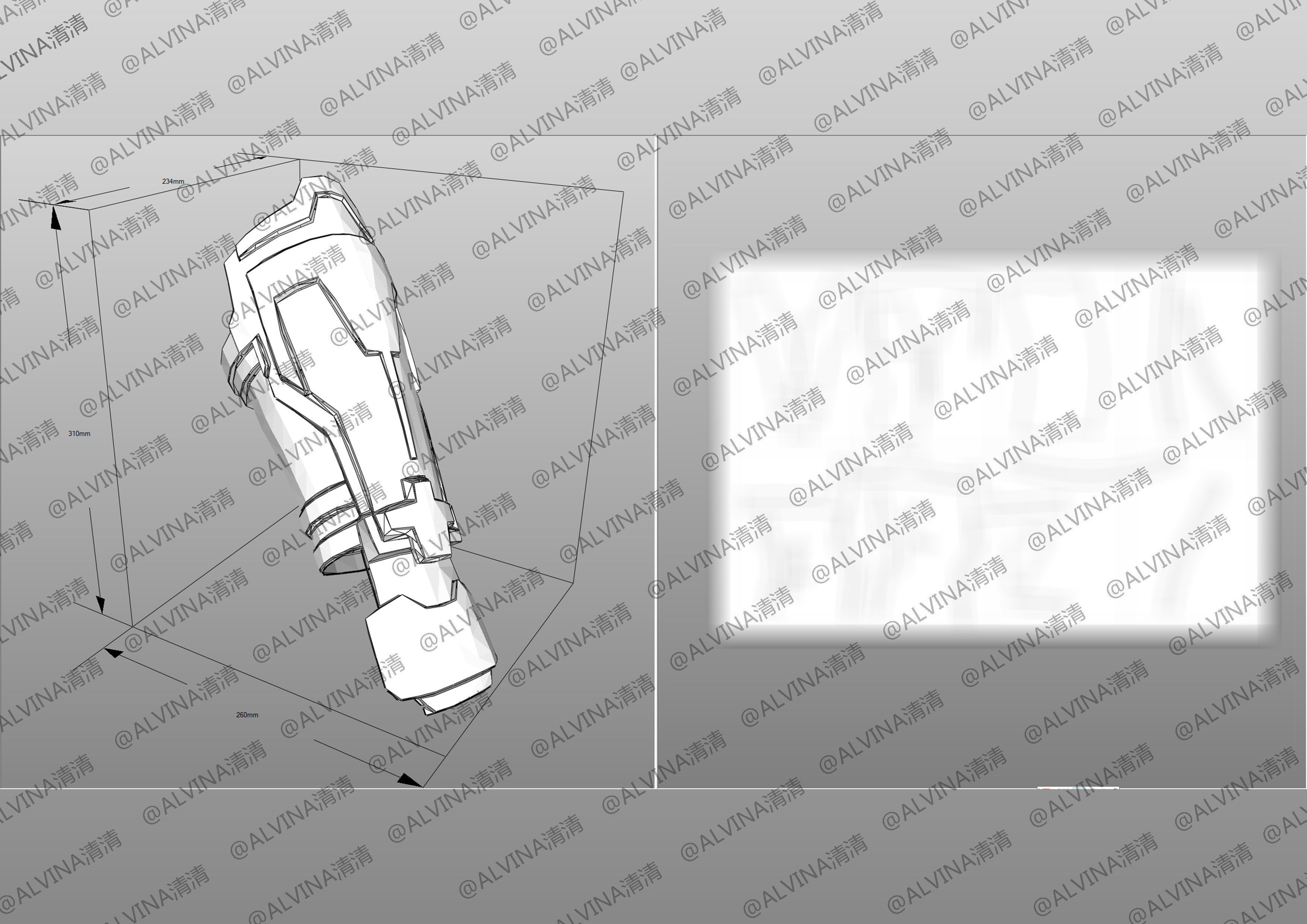 3D model Thor 2022 Armor - DIY Cosplay Pepakura Foam Template VR / AR ...