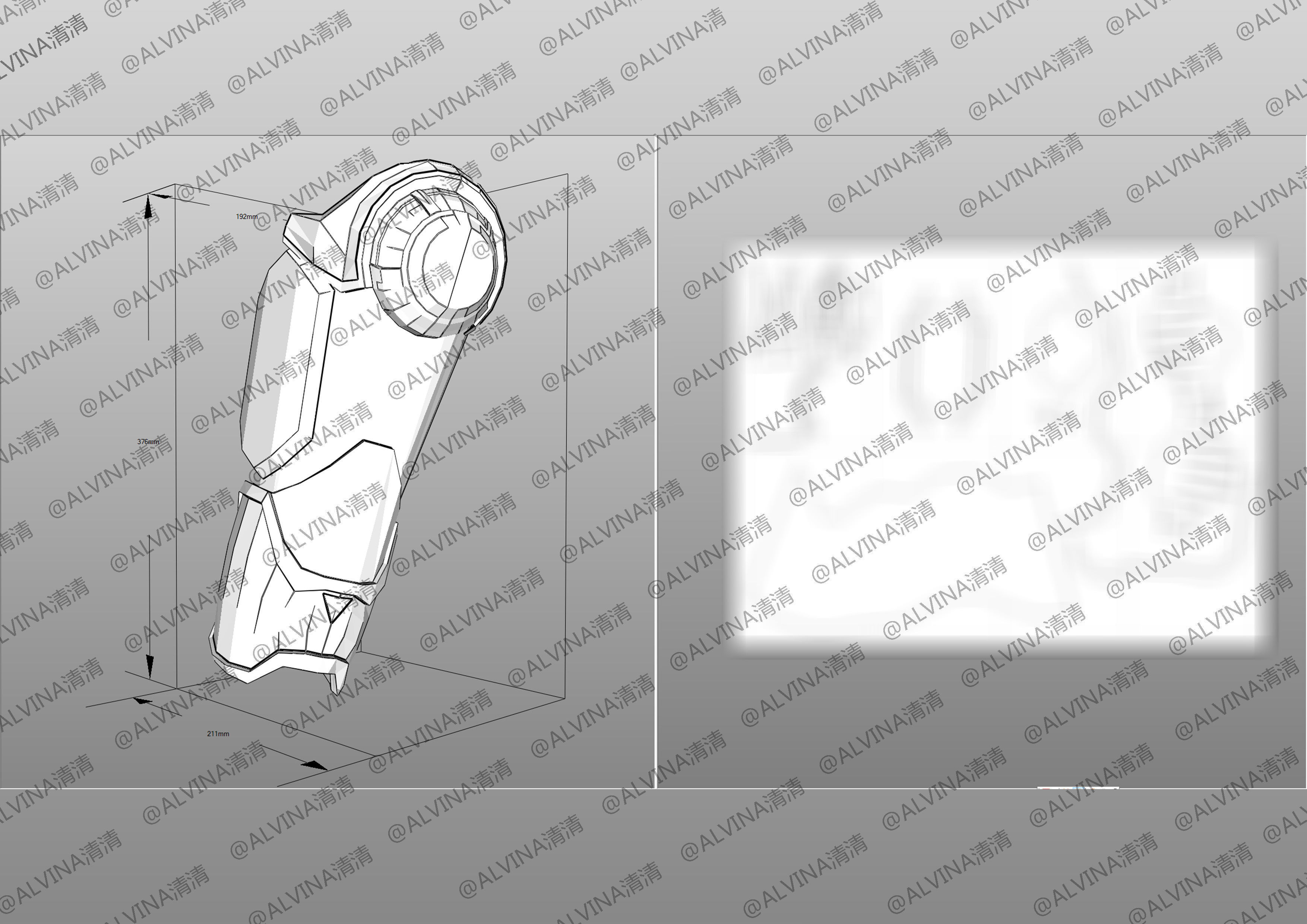 3D model Kamen Rider Geats MK2 Armor - DIY Cosplay Pepakura Foam ...