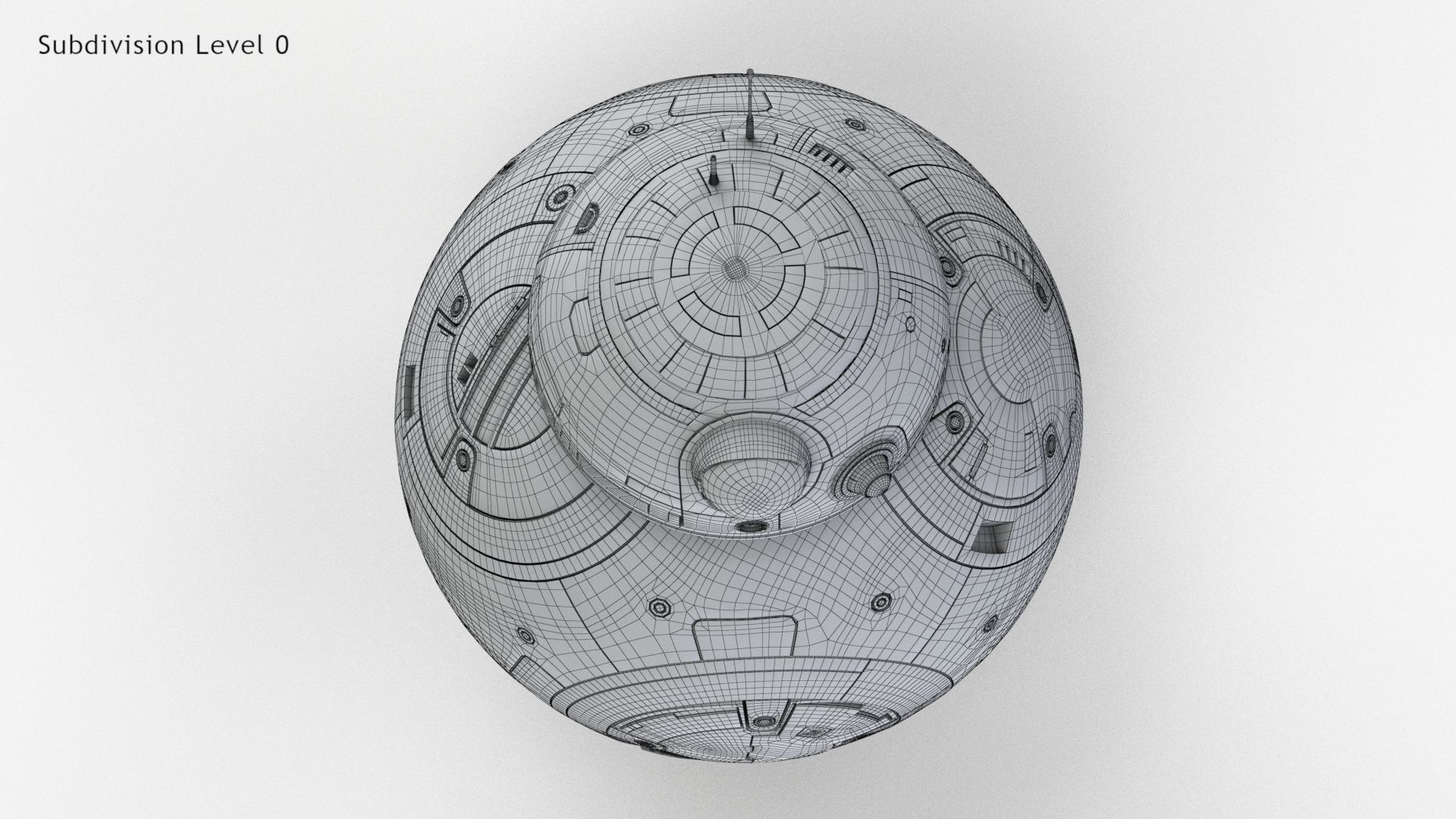 Dirty and New Star Wars BB-8 Droid 3D model | CGTrader