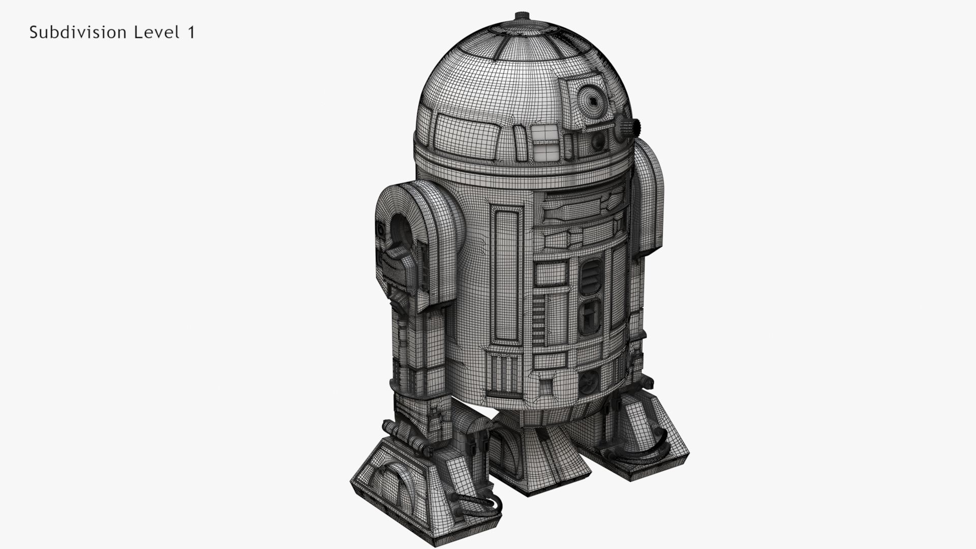 Robot R2d2 3d Model Cgtrader