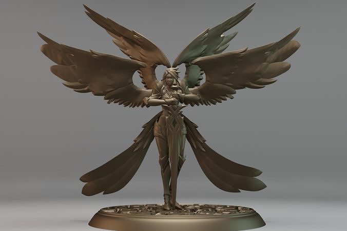 KAYLE - LEAGUE OF LEGENDS 3D model 3D printable | CGTrader