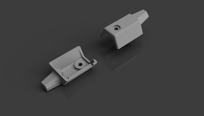 Renault Megane-II trunk rolo notches free 3D model 3D printable | CGTrader