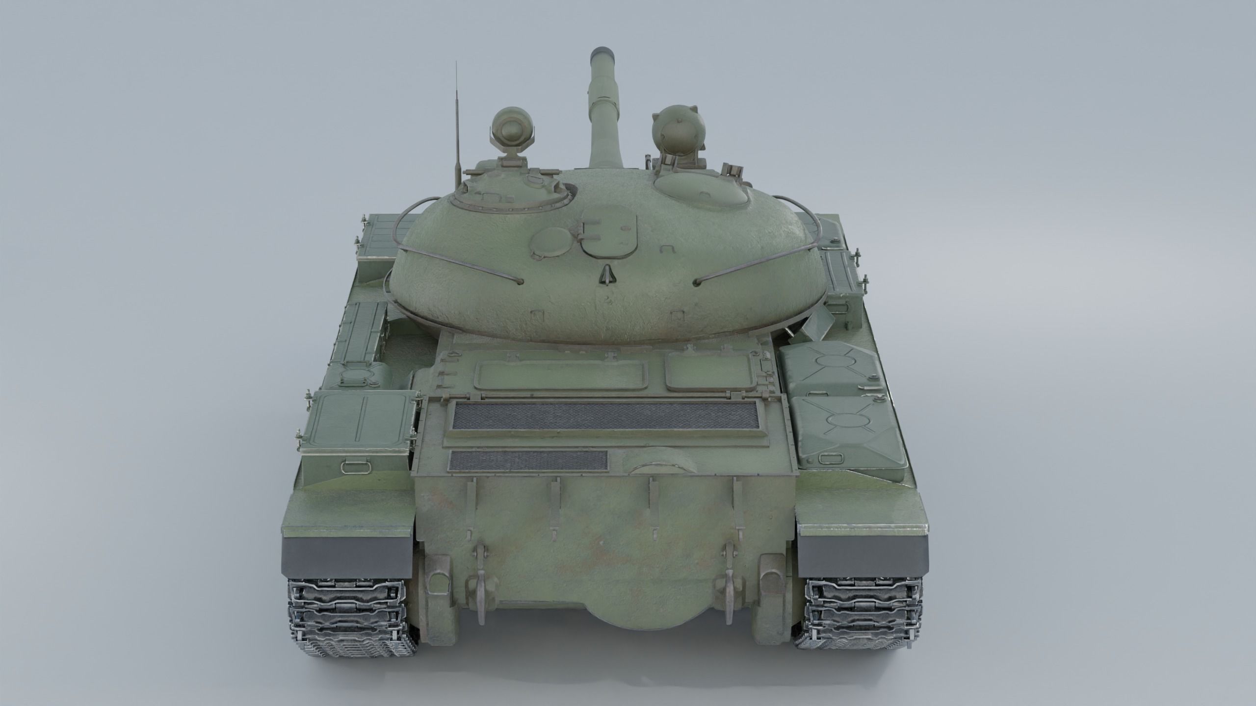 T-62 soviet main battle tank T62 3D model | CGTrader
