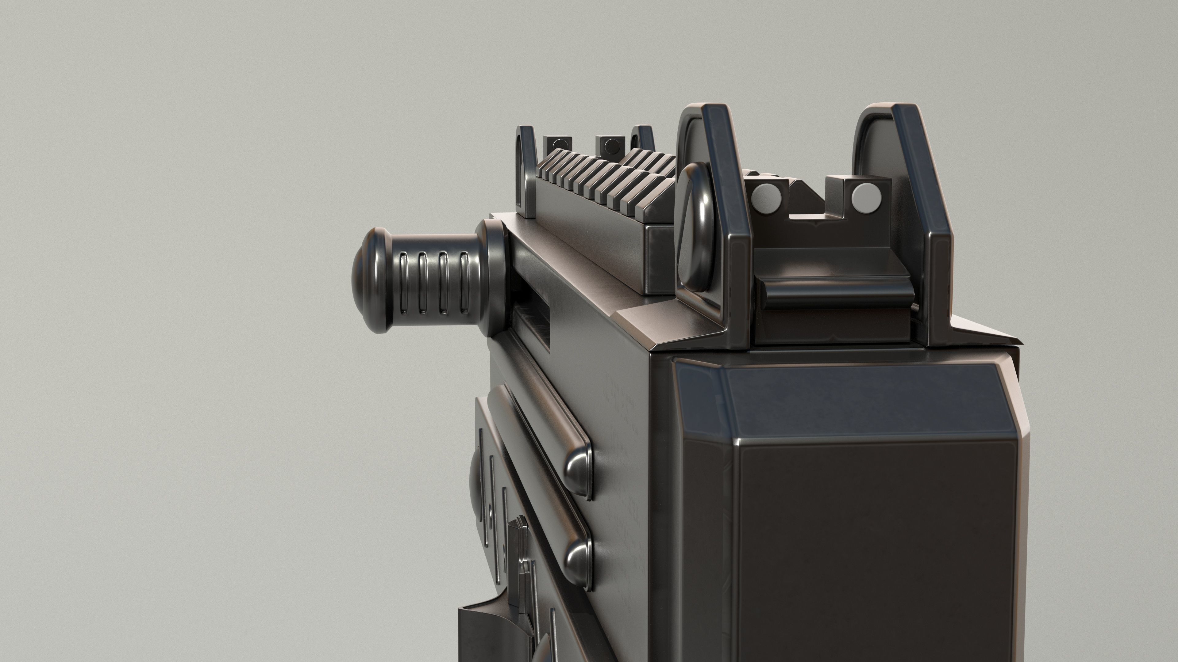 UZI PISTOL 9X9 mm 3D model | CGTrader