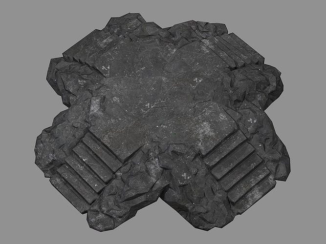 3D model Staris Rock 08 VR / AR / low-poly | CGTrader