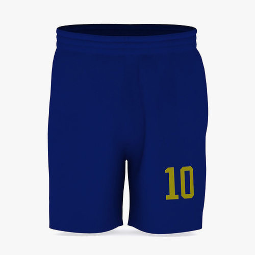 3D model Football Short Pan Generic Low Poly VR / AR / low-poly | CGTrader