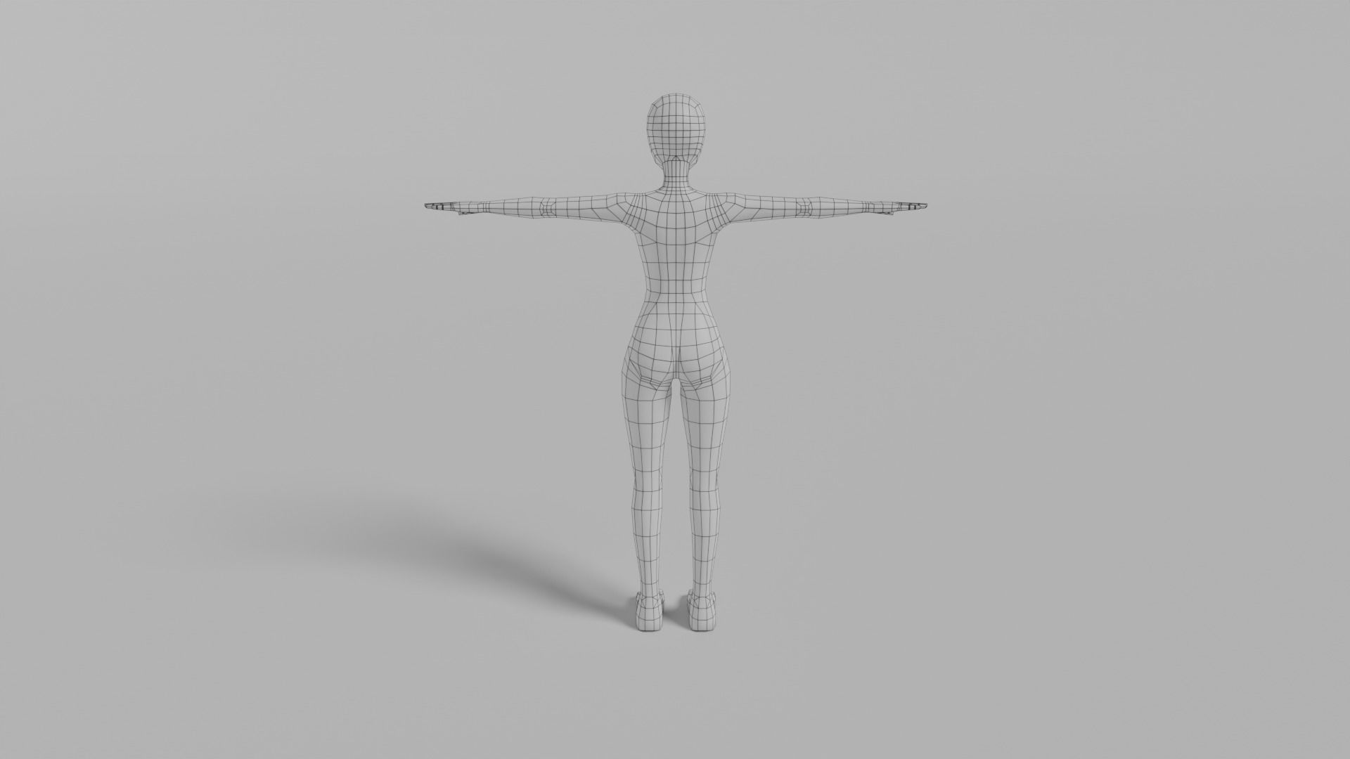 3D model Female Base Mesh - Rigged VR / AR / low-poly | CGTrader
