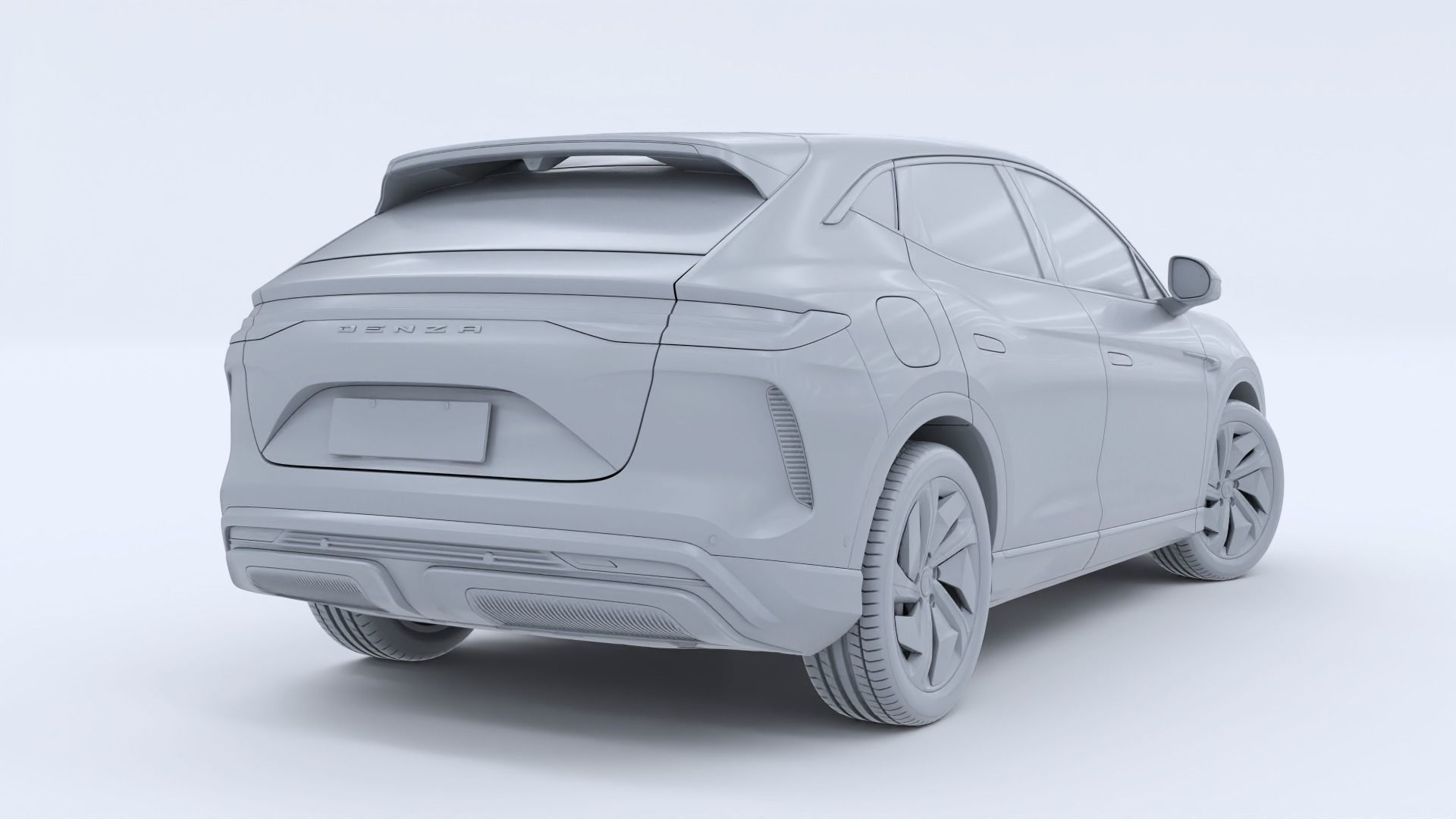 BYD Denza N7 EV 2023 3D model animated rigged | CGTrader