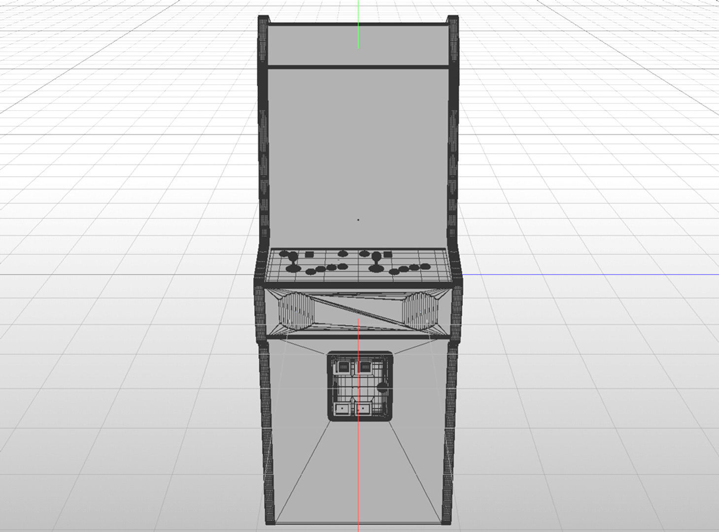 Vintage Arcade Machine 3D model | CGTrader