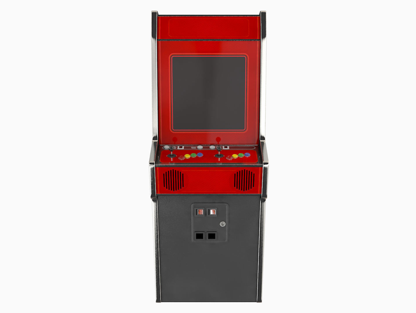 Vintage Arcade Machine 3D model | CGTrader