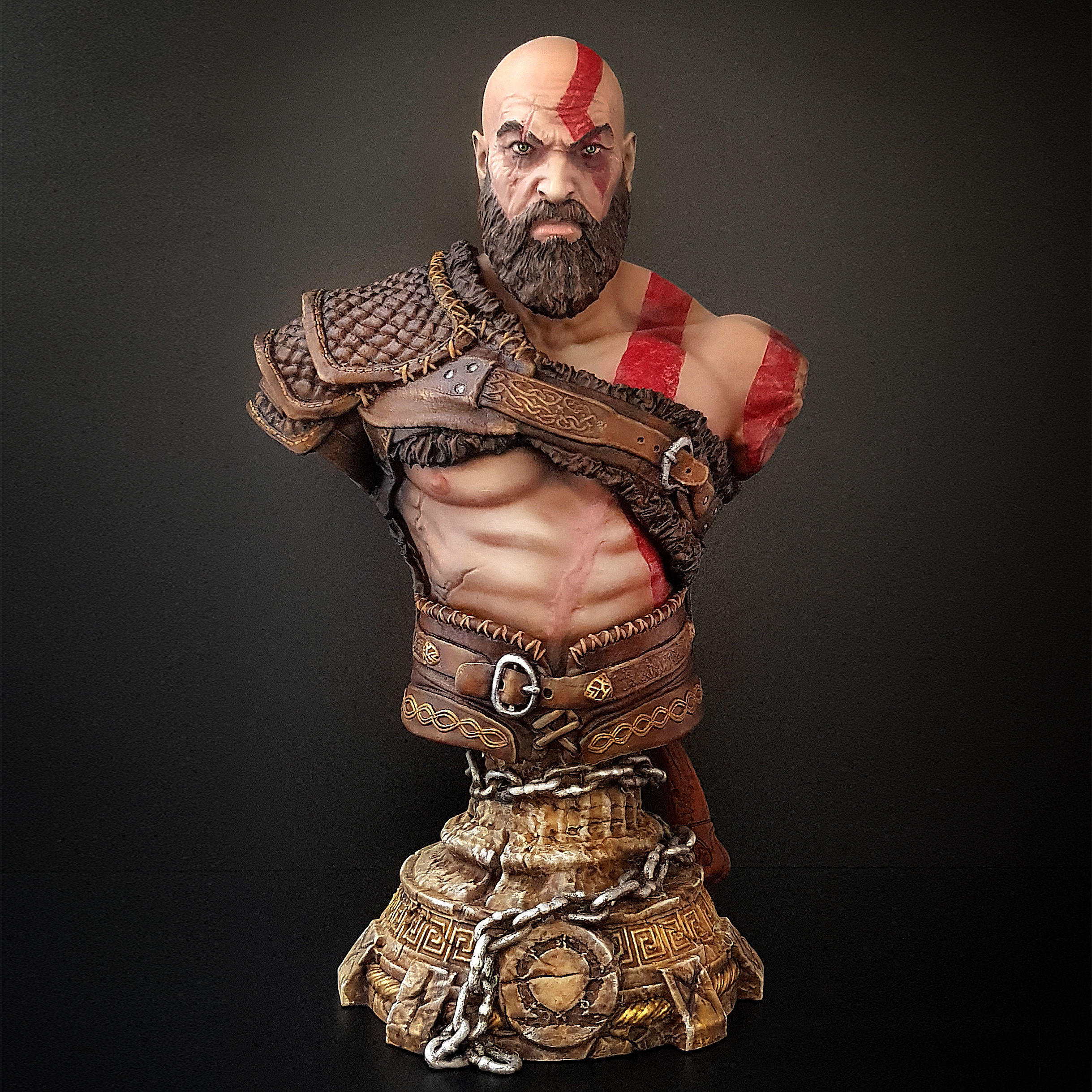 Kratos - God of War - Bust 3D model 3D printable | CGTrader