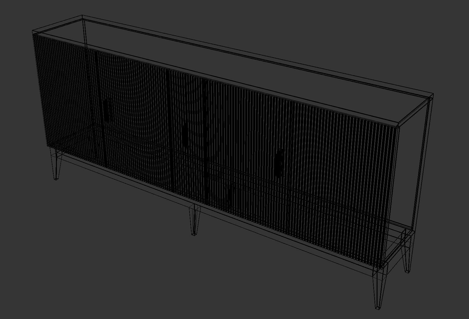 Console table B01 3D model | CGTrader