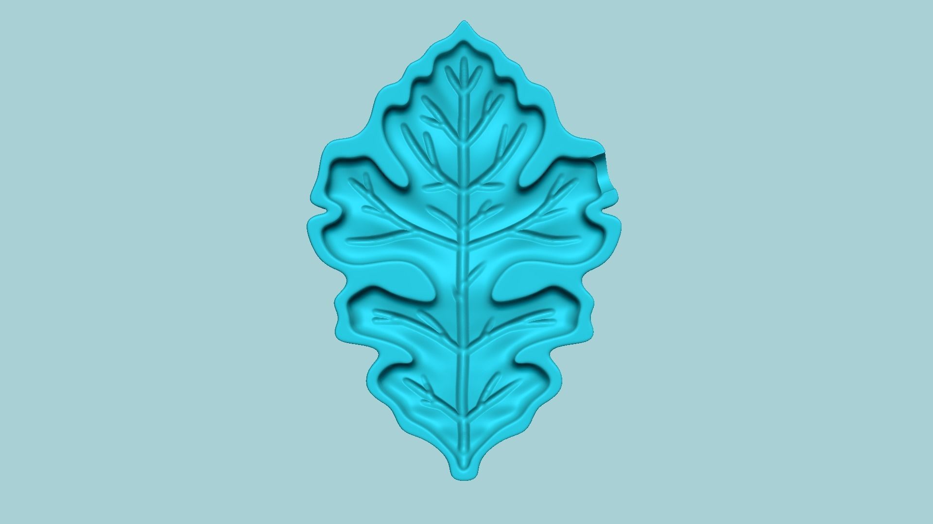 Bur Oak Tree Leaf - Molding Artificial EVA Craft 3D model 3D printable ...