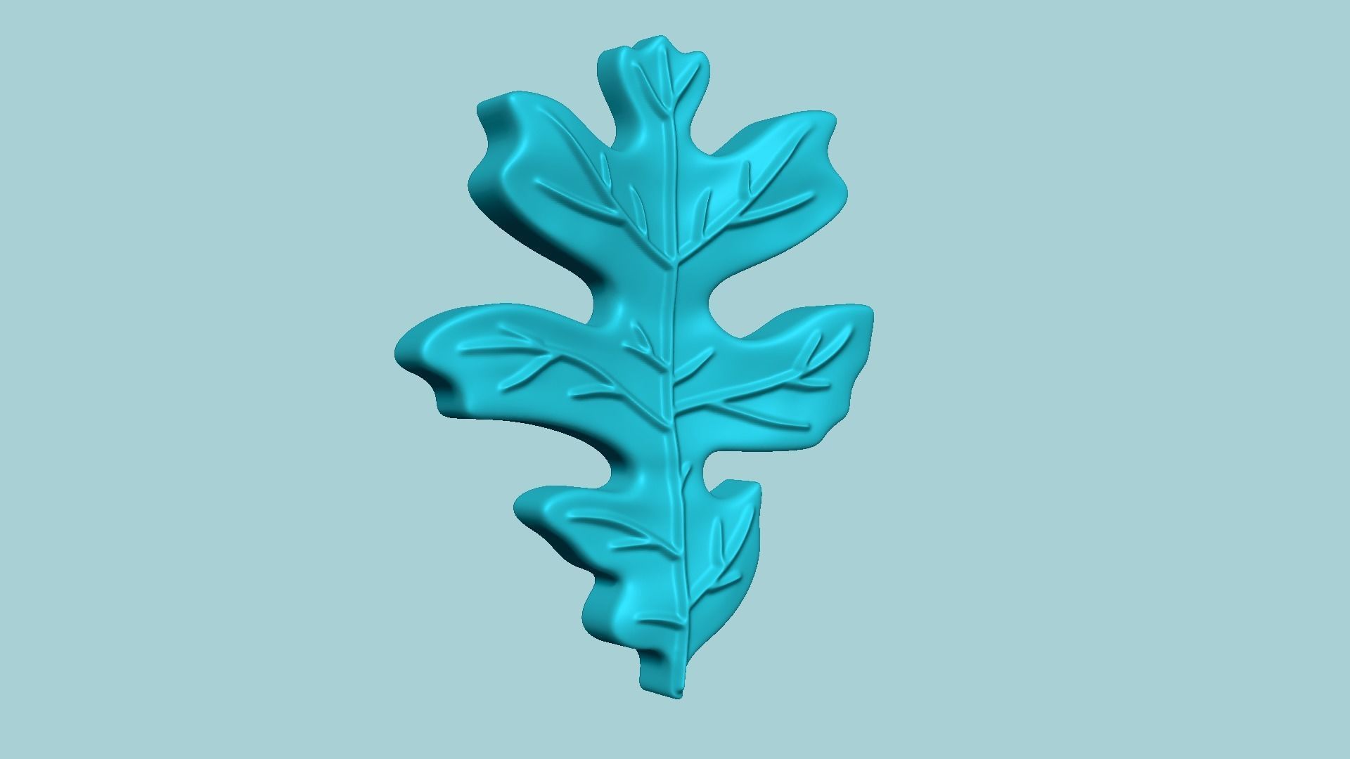 Oregon White Oak Tree Leaf - Molding EVA Craft 3D model 3D printable ...
