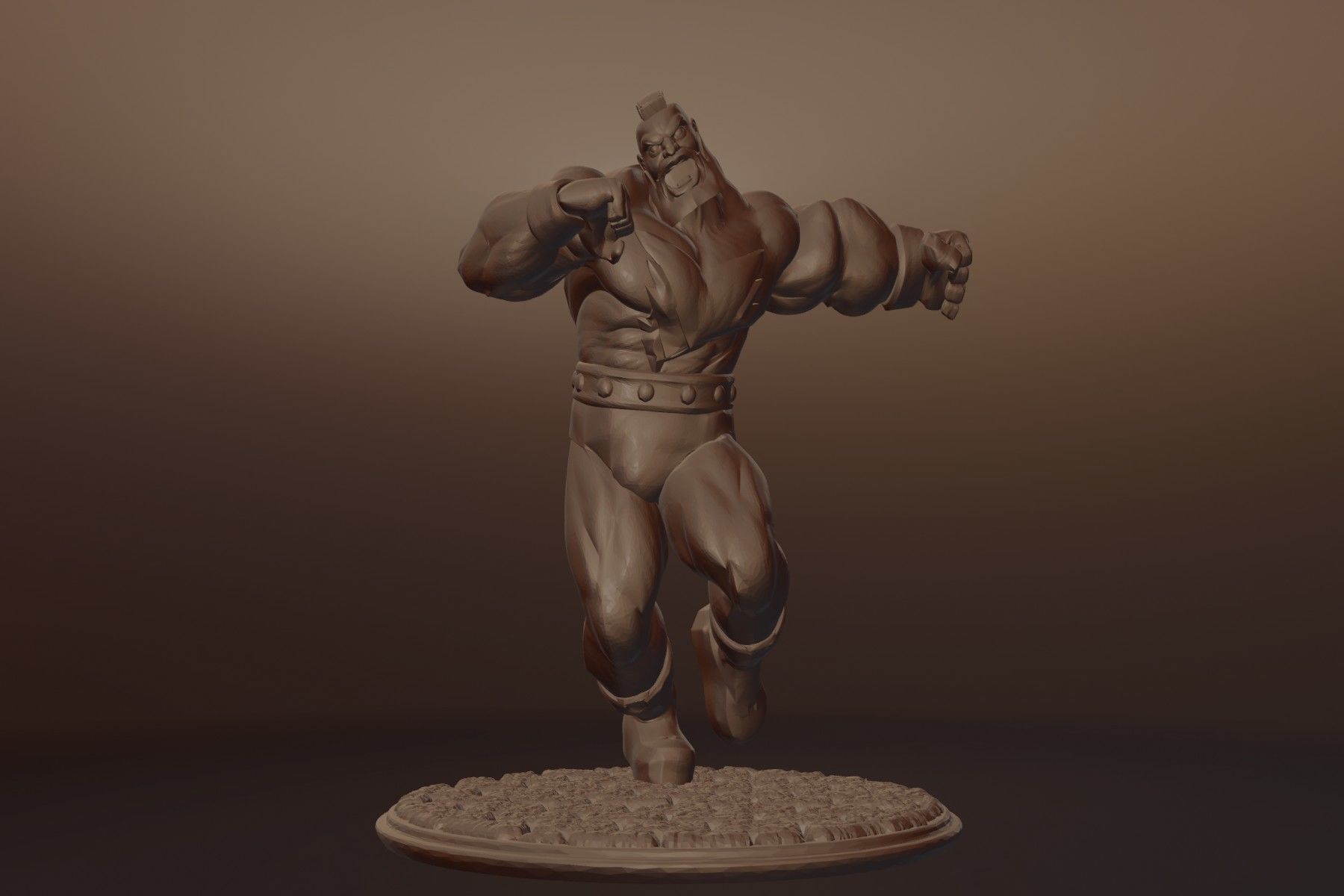 ZANGIEF - STREET FIGHTER 3D model 3D printable | CGTrader