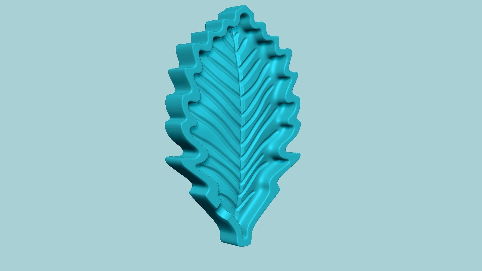 Water Oak Tree Leaf - Molding Artificial EVA Craft 3D model 3D ...