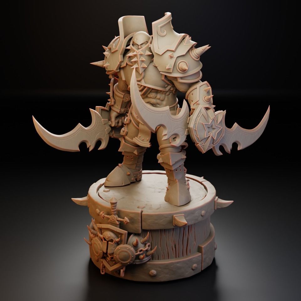 Orc Warrior - World of Warcraft Classic 3D model 3D printable | CGTrader