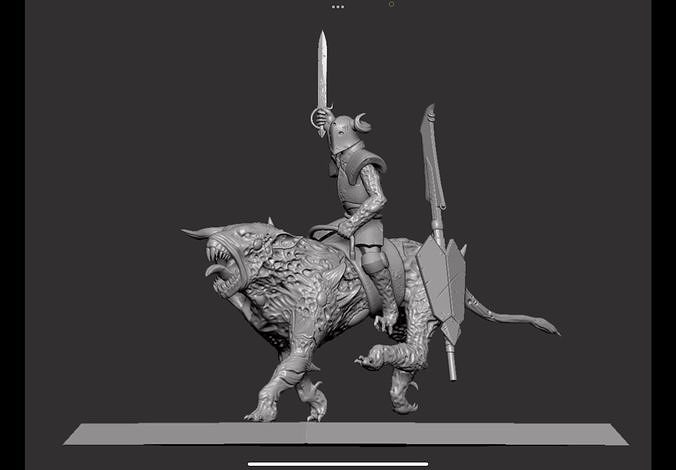 Rod Knight Miniature 3D model 3D printable | CGTrader