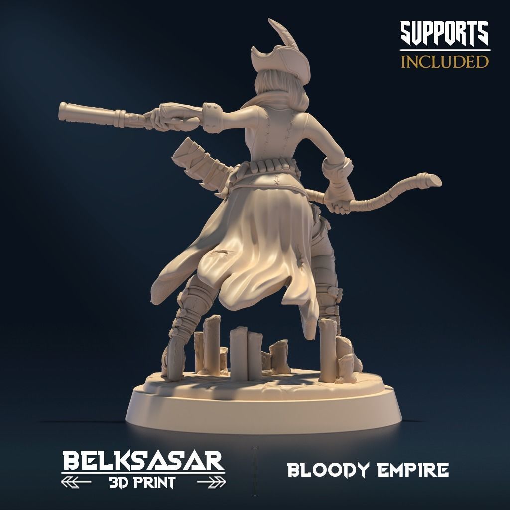 Bloody Huntress D 3D model 3D printable | CGTrader