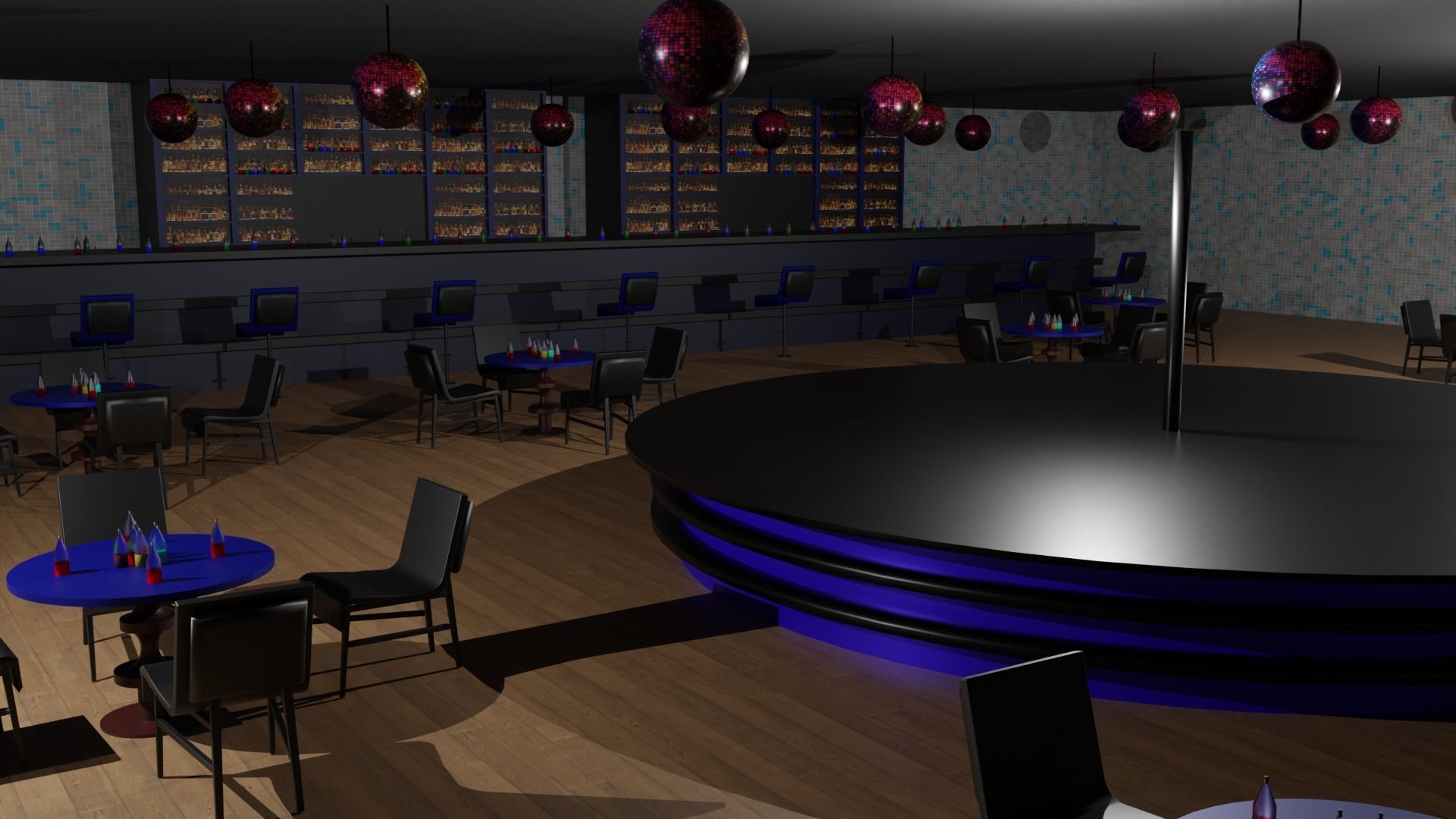 3D model Night Club VR / AR / low-poly | CGTrader