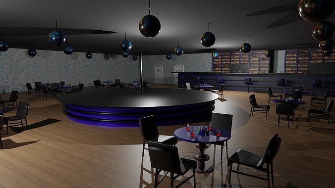 3D model Night Club VR / AR / low-poly | CGTrader