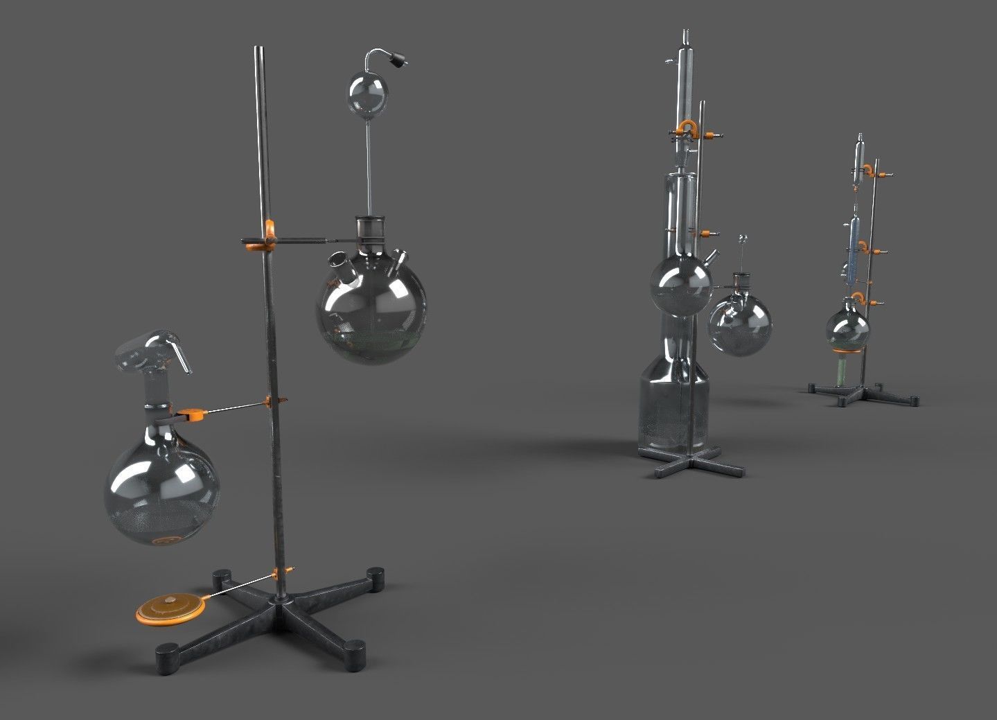 3D model Chemistry set - 4k PBR - Unreal 5 ready VR / AR / low-poly ...