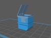 Dumpster with Swinging Top Lid and Sliding Side Doors free 3D model 3D ...