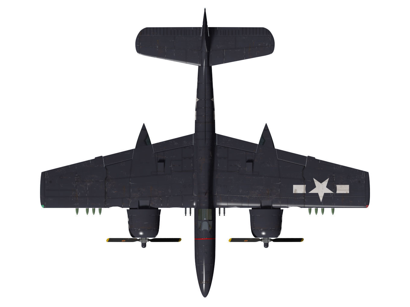 Grumman F7F Tigercat 3D model | CGTrader