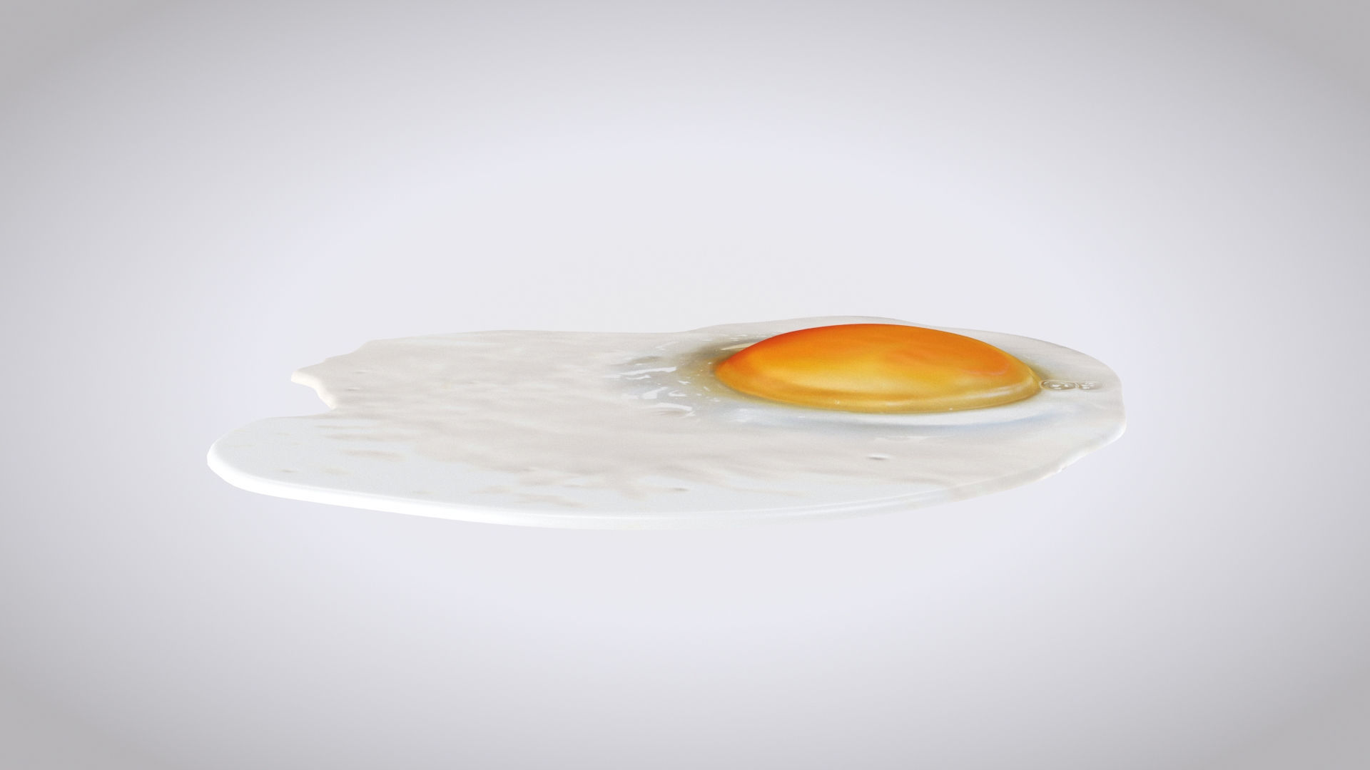3D model Fried Egg VR / AR / low-poly | CGTrader