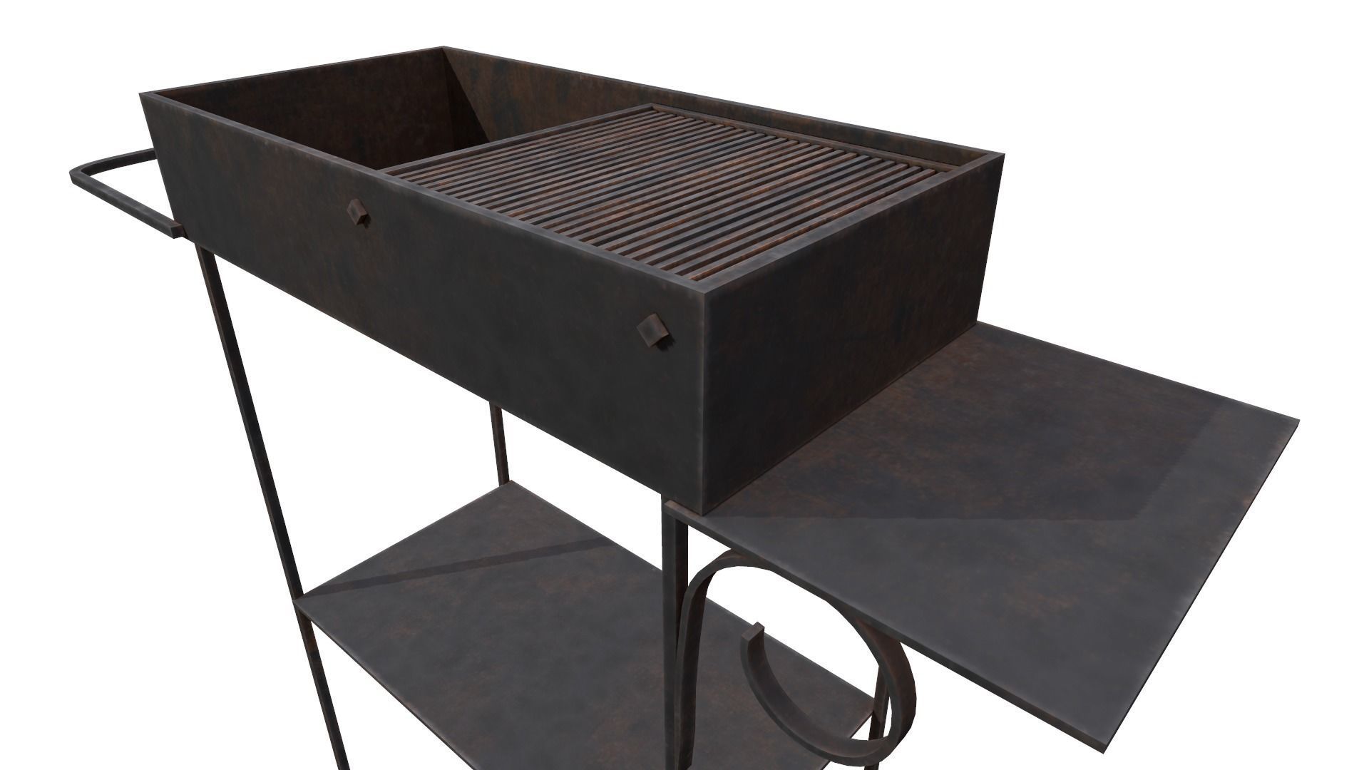 3D model grill VR / AR / low-poly | CGTrader