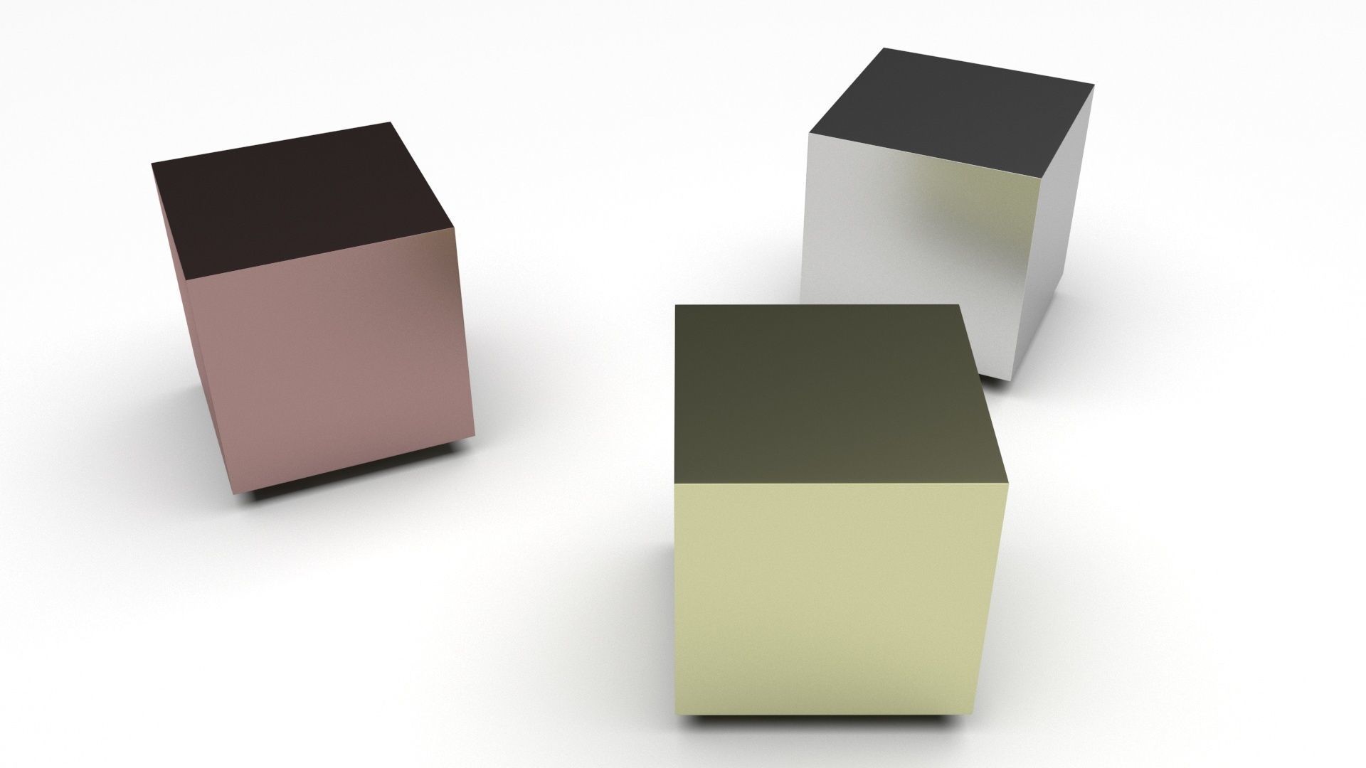 3D Print Ready Metal Cubes 3D model 3D printable | CGTrader