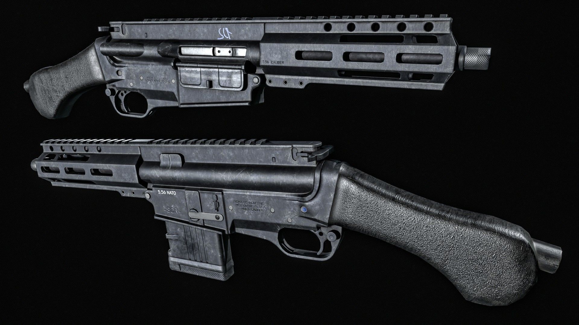 3D model SCR RAIDER PISTOL VR / AR / low-poly | CGTrader