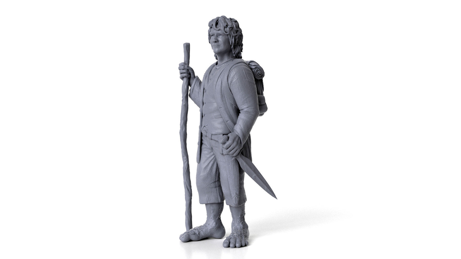 Hobbit 3D model 3D printable | CGTrader