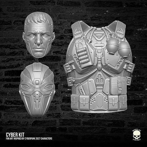 Cyber kit 3D printable File for Action Figures 3D model 3D printable ...