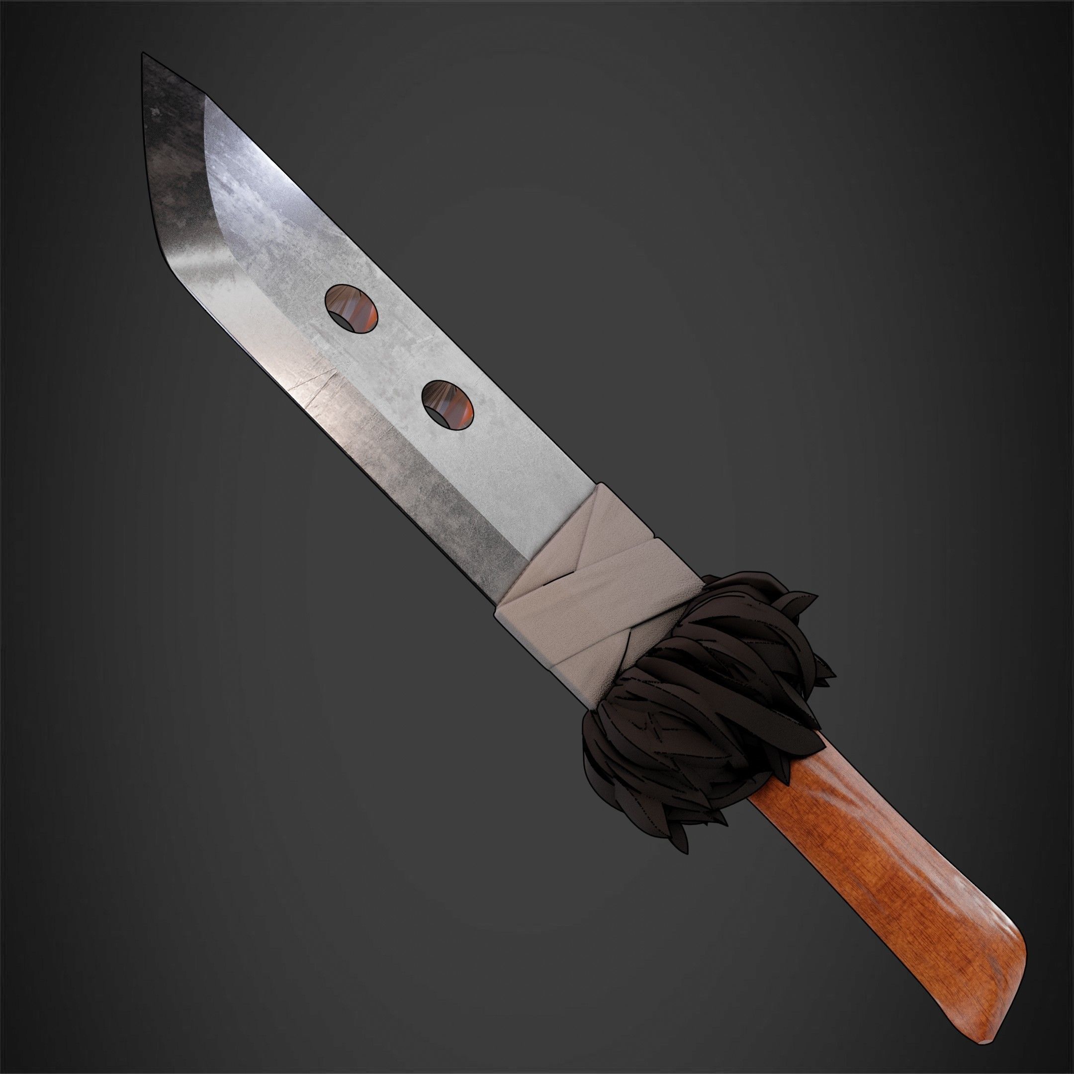 Jujutsu Kaisen Slaughter Demon Blade for Cosplay 3D model 3D printable ...