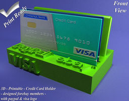 Creditcard 3D Printing Models | CGTrader
