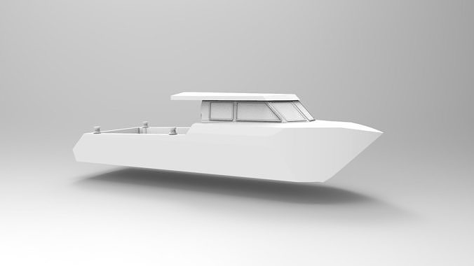 Boat hull 3D model 3D printable | CGTrader